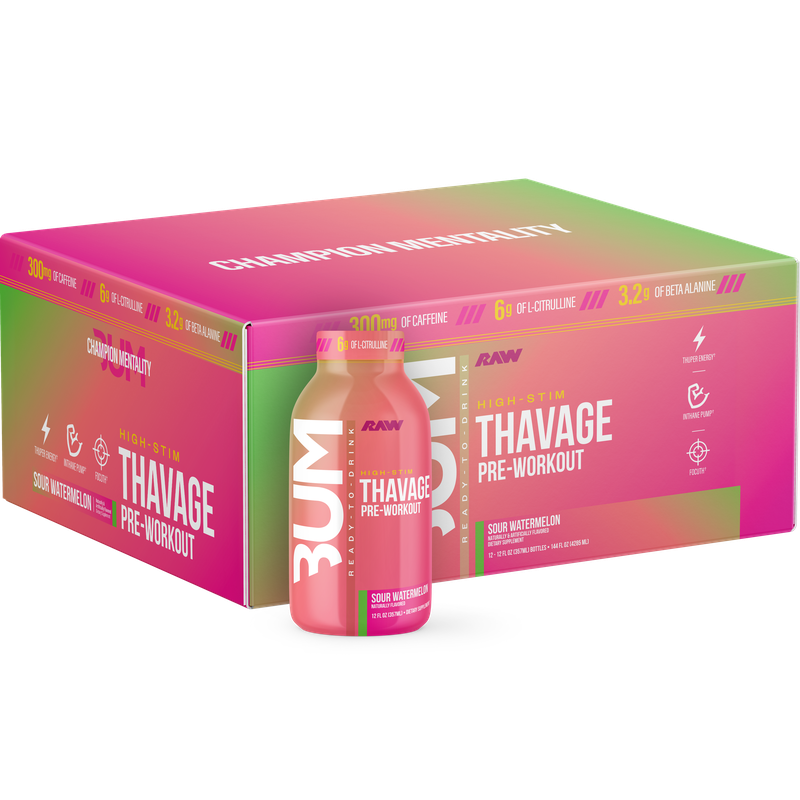 BUM Thavage RTD (Boxed 12 Pack) Sour Watermelon – Ultimate Fitness ...
