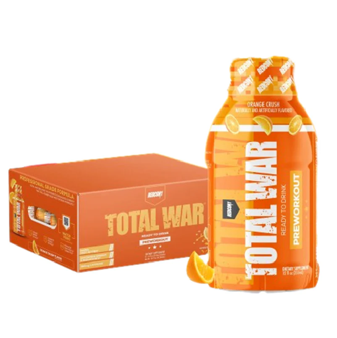 TOTAL WAR Pre Workout RTD (Boxed 12 Pack) Orange Crush – Ultimate ...
